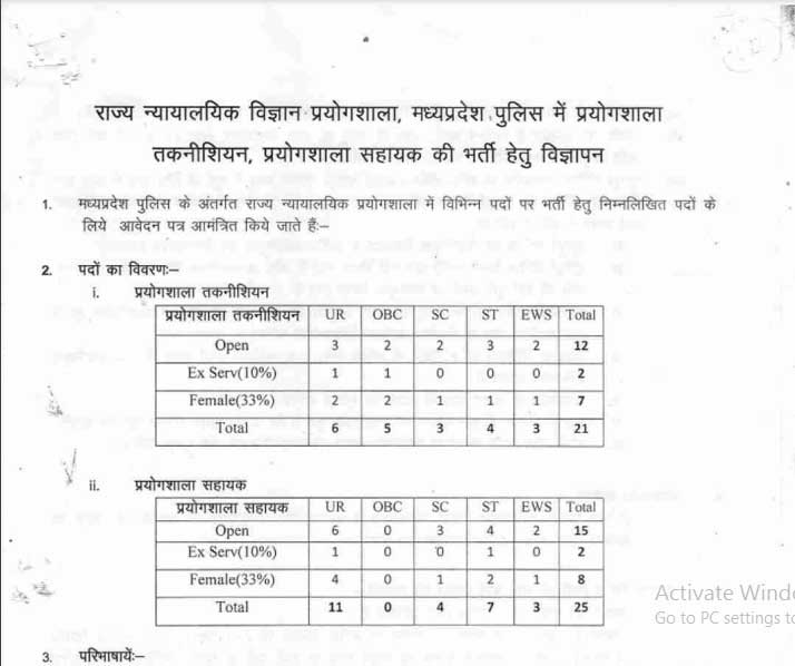 Mp Police Recruitment 2023 मध्यप्रदेश पुलिस में निकली बिलकुल नयी